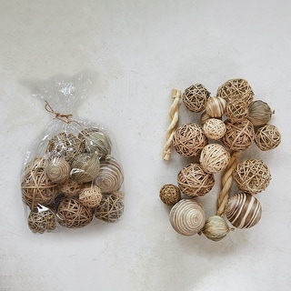 Round Dried Natural Mixed Orbs in Bag - Bed Bath & Beyond - 38881862