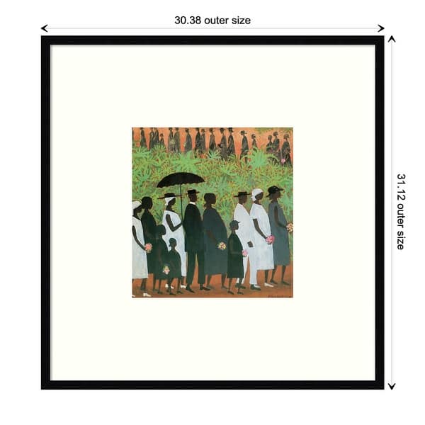 Funeral Procession by Ellis Wilson Framed Art Print - Bed Bath & Beyond ...