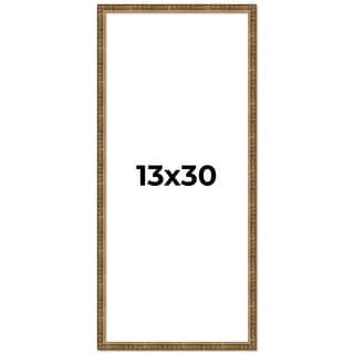 13x30 Frame Gold Kingsley Distressed Solid Wood Picture Frame Width ...