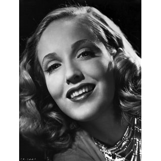 Georgia Carroll smiling with Red lipstick and Curly Hair Photo Print ...