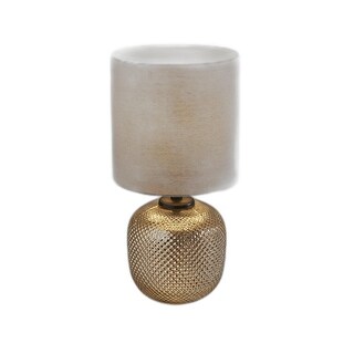 Bronze Metal Dotty Table Lamp with Night Light - 11 x 11 x 21.25 - 11 x ...