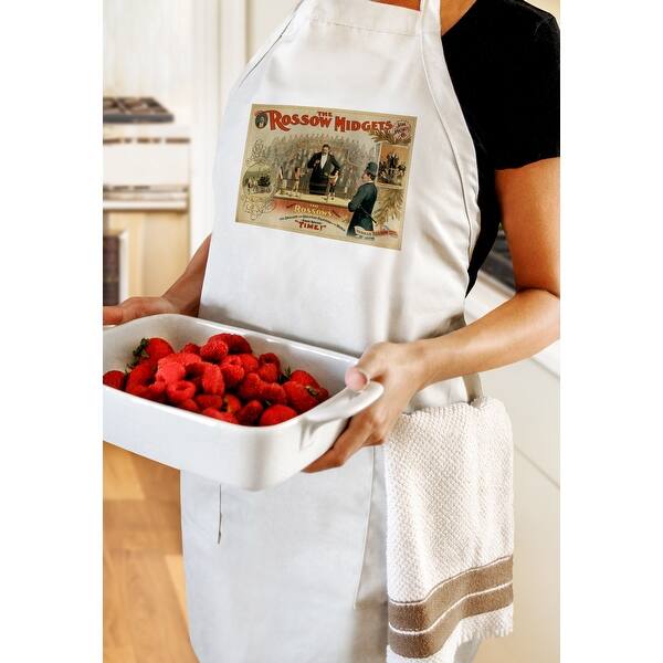 The Rossow Midgets Boxing Match Theatre Poster (Cotton/Polyester Chef's ...