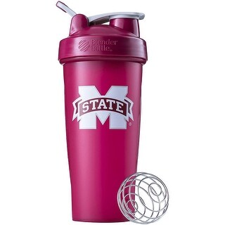 Blender Bottle Mississippi State University 28 oz Shaker Bottle-Maroon ...