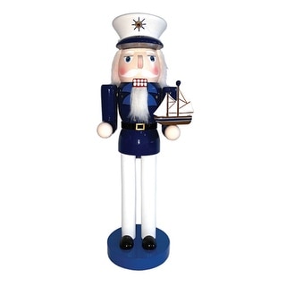 14 inch Captain of the Sea Nutcracker - blue - Bed Bath & Beyond - 34656913