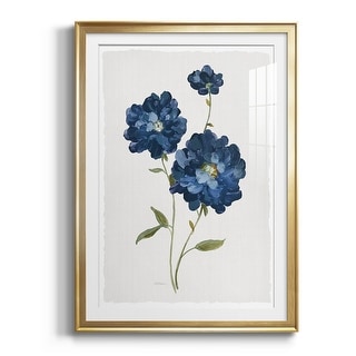 Blue Mums Premium Framed Print - Ready to Hang - Bed Bath & Beyond ...