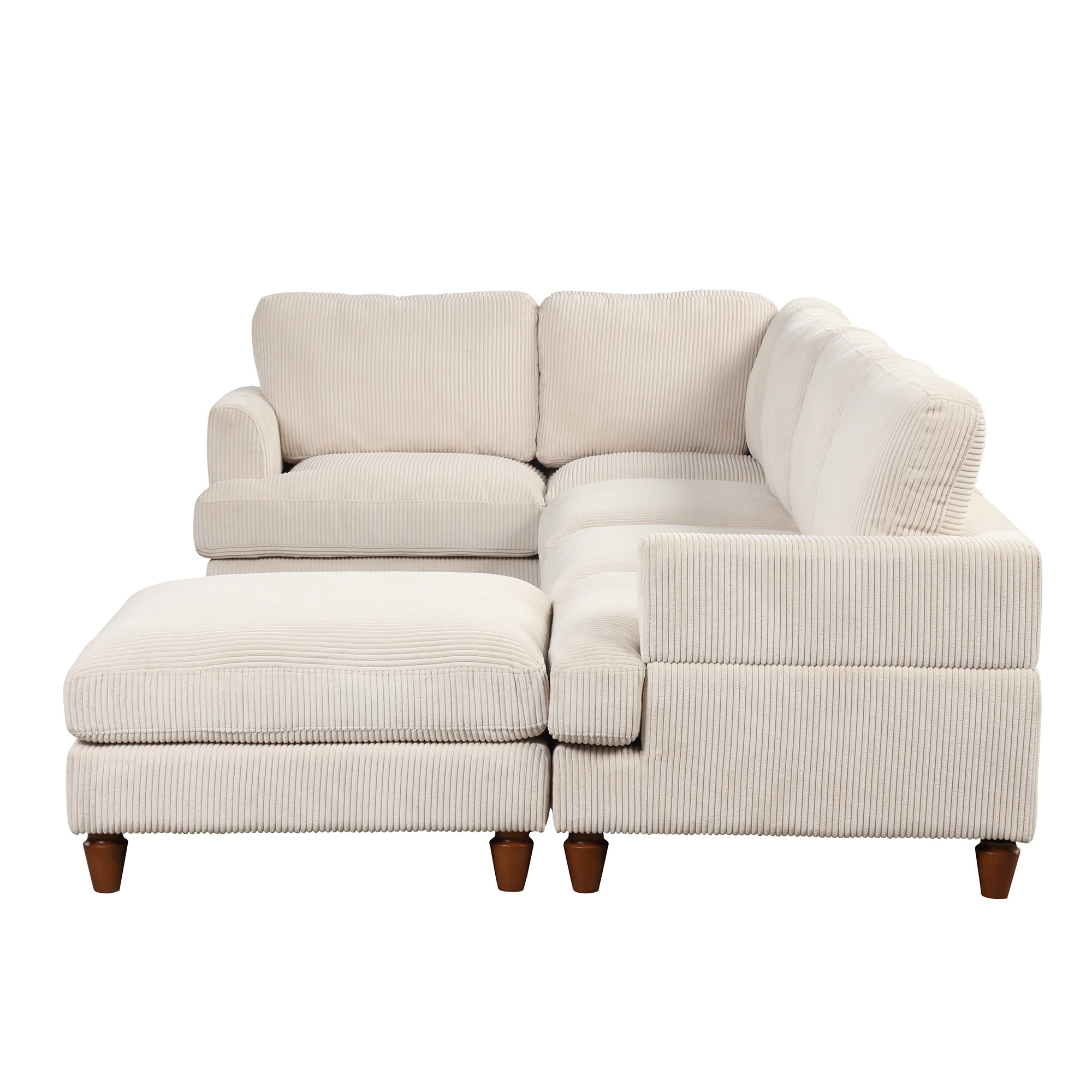 Modern Velvet Sectional Sofa Oversized Modular Sectional Sofa w Ottoman Luxurious L Shaped Corner Sectional Set 7 Seater Couch On Sale Bed Bath Beyond 39066322