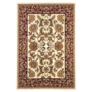 Copper Grove Veit Ivory/Red Classic Traditional Area Rug - Bed Bath ...