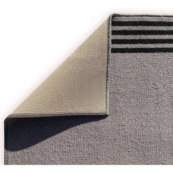 Custom Size Stripes Border Non-Slip 31 Inches Wide Hallway Runner Rug ...