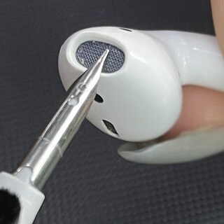 Cleaner Pen Soft Brush DoubleHead Sponge Expandable White Dust Remover ...