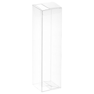 Plastic Retail Boxes with Protective Film Party Storage Box - Clear ...