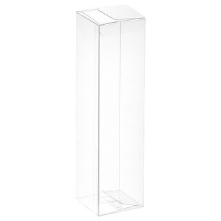 Plastic Retail Boxes with Protective Film Party Storage Box - Clear ...