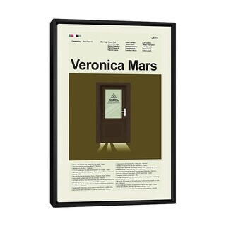 iCanvas "Veronica Mars" by Prints and Giggles by Erin Hagerman Framed ...