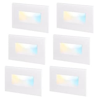 6-Pack 5CCT LED Step Lights, Dimmable Indoor Outdoor Stair Light - Bed ...