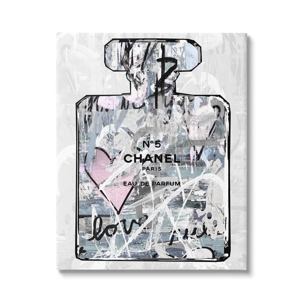 Stupell Graffiti Collage Perfume Canvas Wall Art Design by Madeline ...
