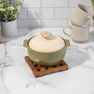 Teak Square Trivet - Bed Bath & Beyond - 31770043