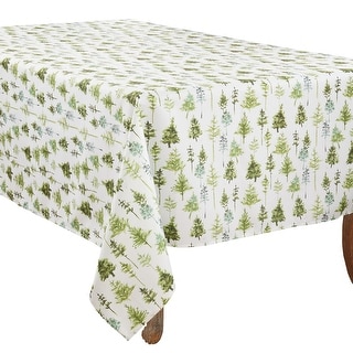 Tablecloth With Forest Trees Design - Bed Bath & Beyond - 36097551