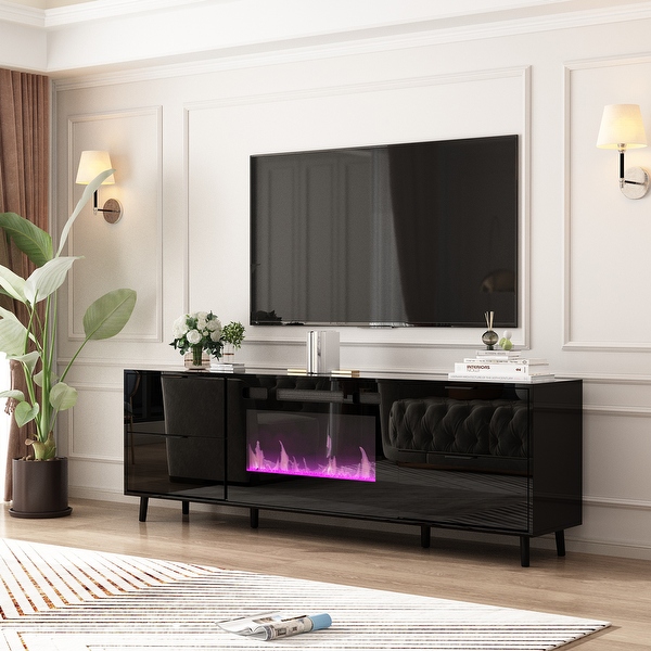 Tv fireplace combo store