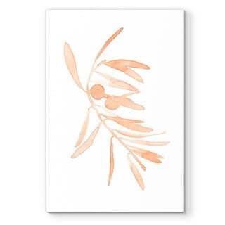 Blush Olive Branch I -Premium Gallery Wrapped Canvas - Bed Bath ...