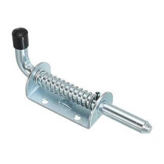 Spring Loaded Latch Pin 4.72" Iron Security Latch Sliding Barrel Lock ...