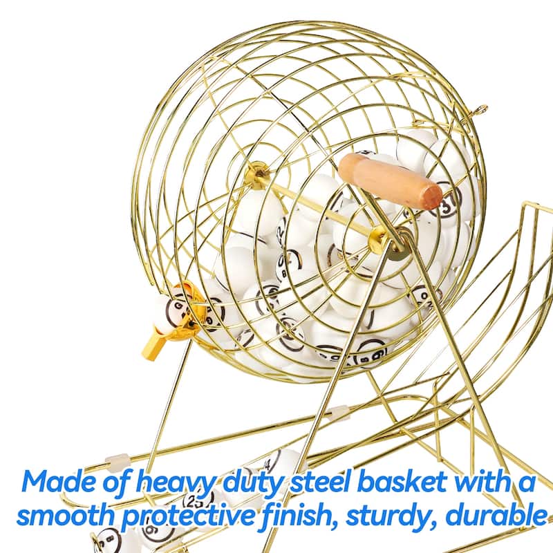 GSE™ Professional X-Large Bingo Game Set with Bingo Cage and 1.5" Bingo ...