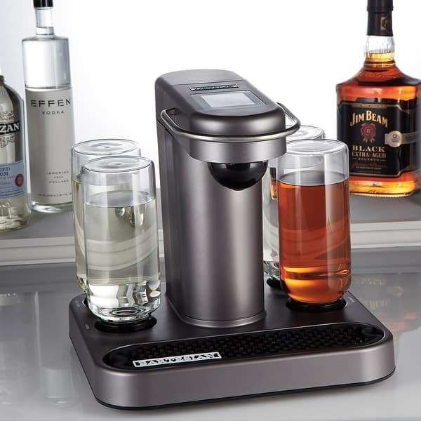 Bartesian Ultimate Home Cocktail Machine with Drink Glasses and Ice ...