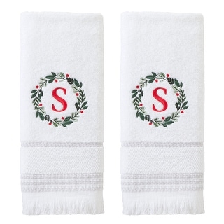 SKL Home Wreath Monogram Hand Towel (2-Pack) - Bed Bath & Beyond - 41288743