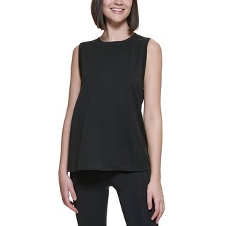 Calvin Klein Women's Dropped Armhole Tank Top Black Size Large - Bed ...