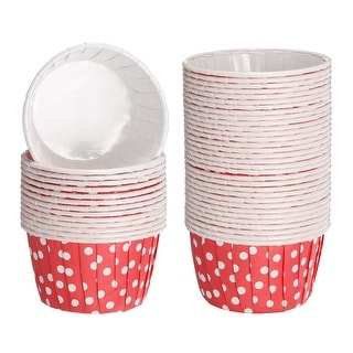 Mini Polka Dot Cupcake Liners, 50Pcs Cupcake Muffins Liners Holders ...