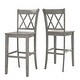 Eleanor X Back Bar Height Chairs (Set of 2) by iNSPIRE Q Classic - Bed ...