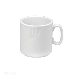 Oneida Briana Porcelain Stackable Mugs 8 oz (Set of 36) - Bed Bath ...