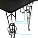 Gaming/Studying/Working Desk Heavy Duty Steel Wire Legs Elevated ...