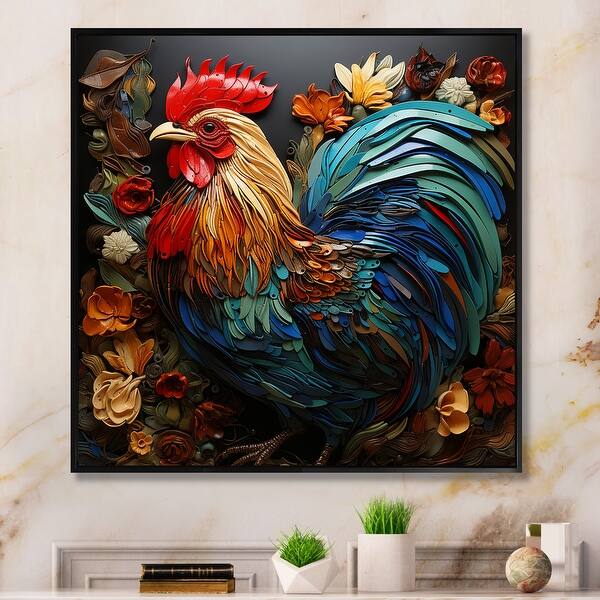 rooster abstract