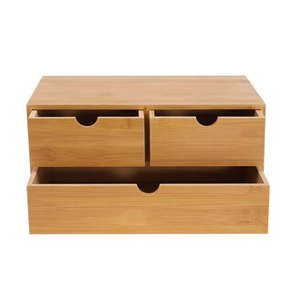 Tabletop Mini Desk Storage Organizer with 3 Drawers - Bed Bath & Beyond ...