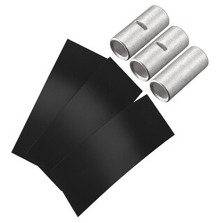 Non-Insulated Copper Wire Crimp Connector Terminal 1/0 AWG with PVC ...