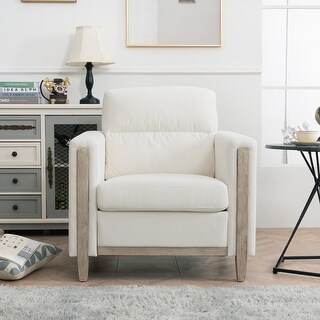 Modern Upholstered Comfy Single Sofa Armchair - Bed Bath & Beyond ...