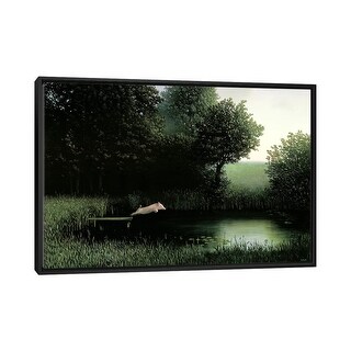 iCanvas "Koehler's Pig I" by Michael Sowa Framed Canvas Print - Bed ...