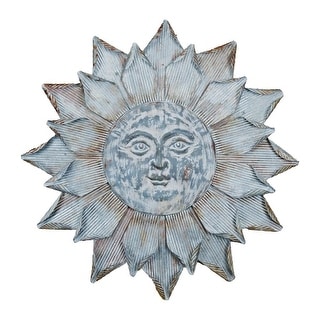 A&B Home Iron Sun Face Wall Decor - Gray - Bed Bath & Beyond - 36761064