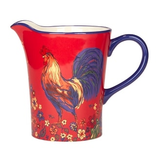 Certified International Morning Rooster Pitcher - 10.75" x 6.75" x 8.75 ...