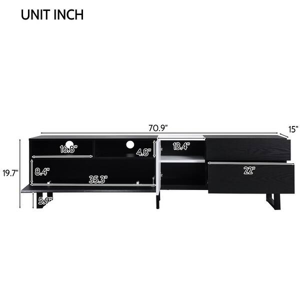 Mid-Century Modern TV Stand--70-inch - n/a - Bed Bath & Beyond - 38423543