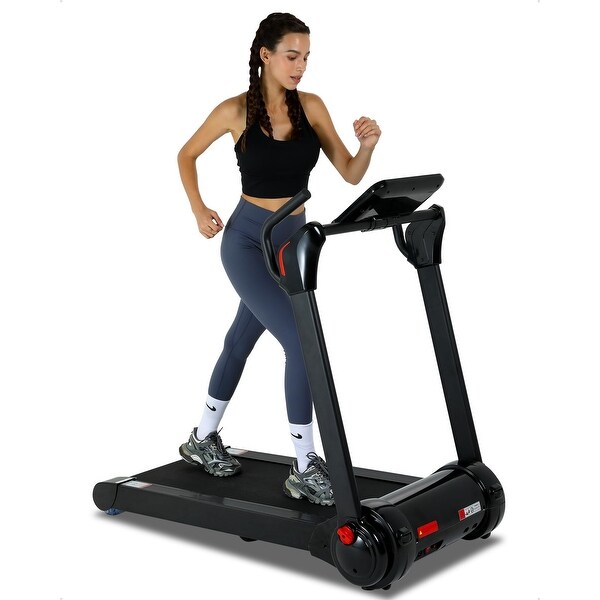 2 in 1 Under Desk Treadmill, 2.5HP Folding Electric Treadmill Walking ...