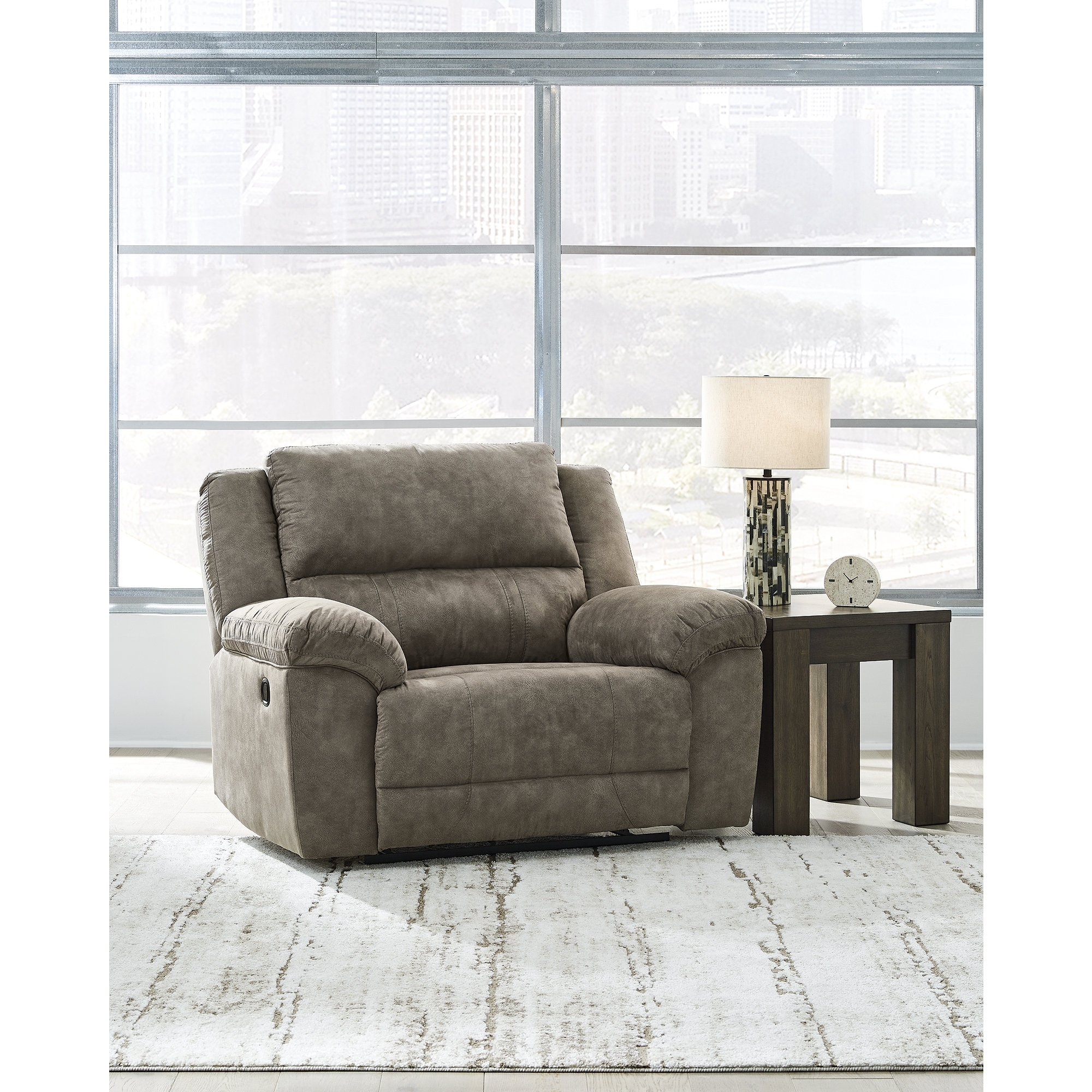 Oversized wall hugger recliners store