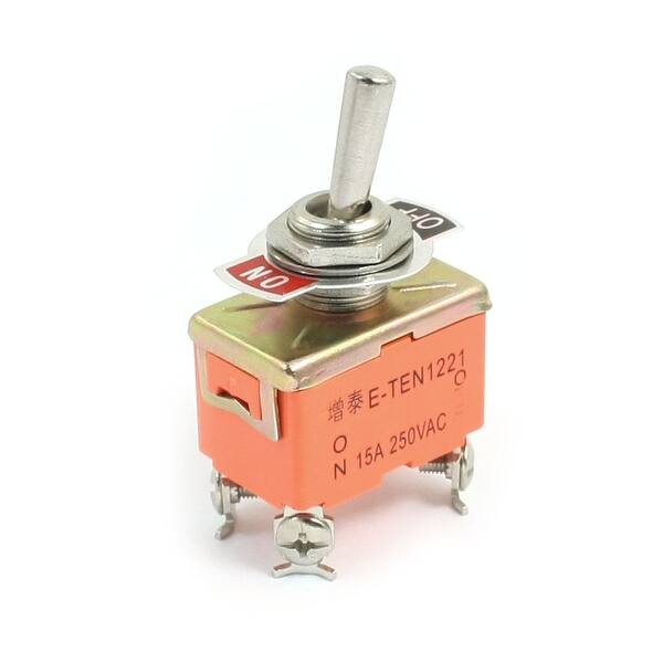 AC 250V 15A 2P1T 2 Positions Power Control Toggle Switch for Auto Motor ...