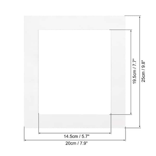 Picture Mats, Core Bevel Cut Frame Mattes for Photos Display 25Pcs ...