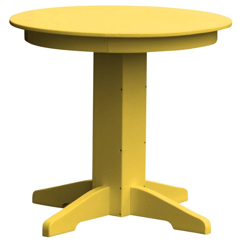 Poly Lumber Round Dining Table - Overstock - 35470740