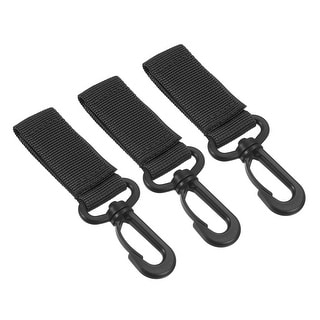 Belt Keeper Key Ring, 3Pcs Nylon Webbing Strap Key Chain Rotate Hook - 11.5cm - Bed Bath ...