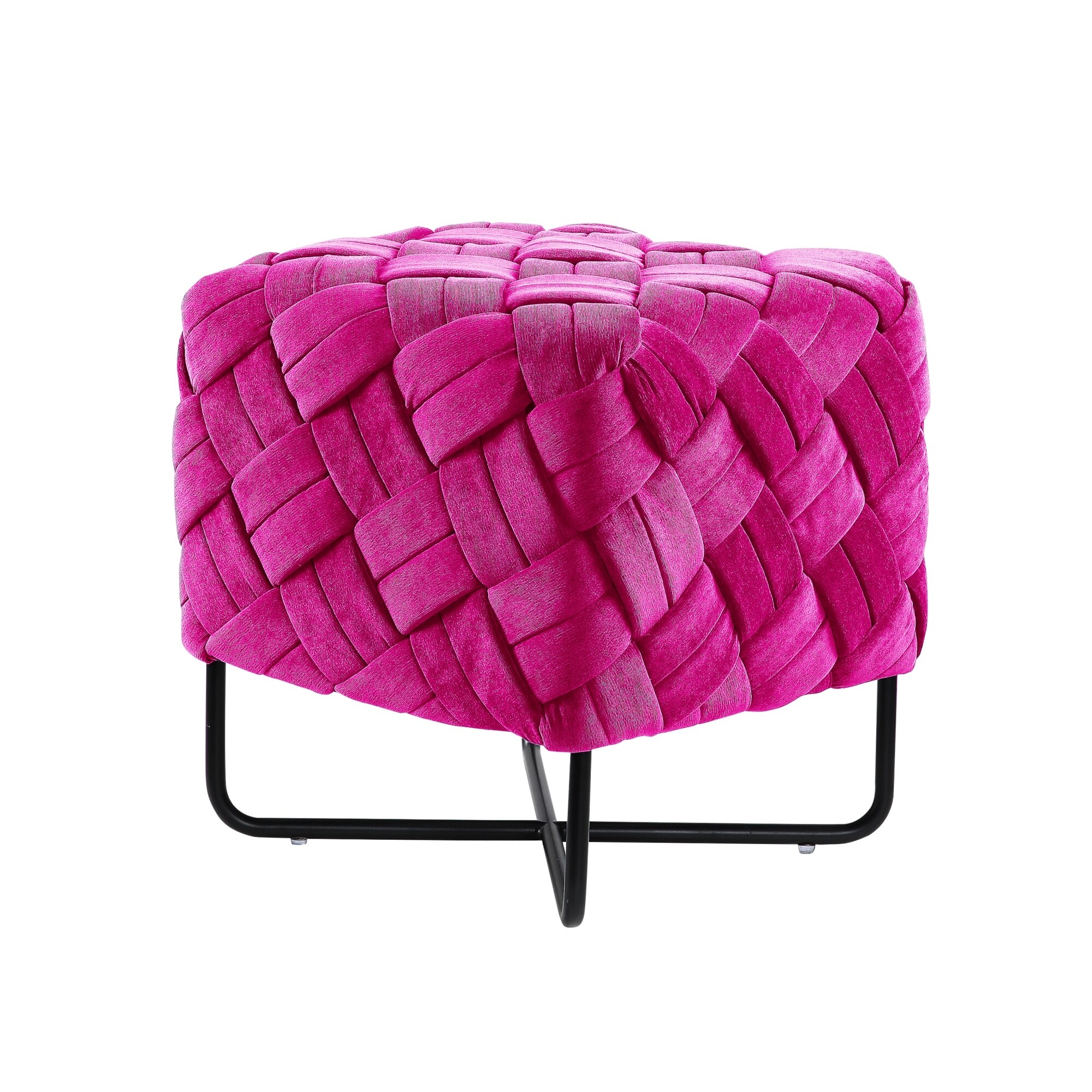 Dark pink ottoman store