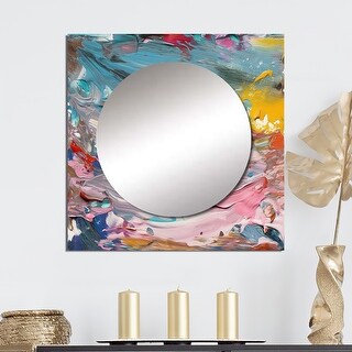 Designart "Summer Pastel Groove Abstract Expressionism I" Abstract ...