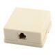 Telephone Jack Box 6P4C 1 to 3 RJ11 Female Socket with Double Adhesive ...