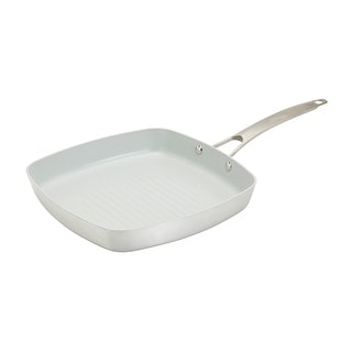 Smart Planet 11" Post-Consumer Recycled Aluminum Square Griddle Pan ...