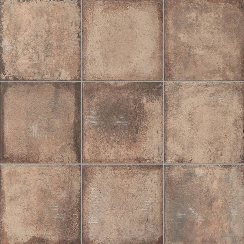 Merola Tile D'Anticatto Marrone 8-3/4" x 8-3/4" Porcelain Floor and ...